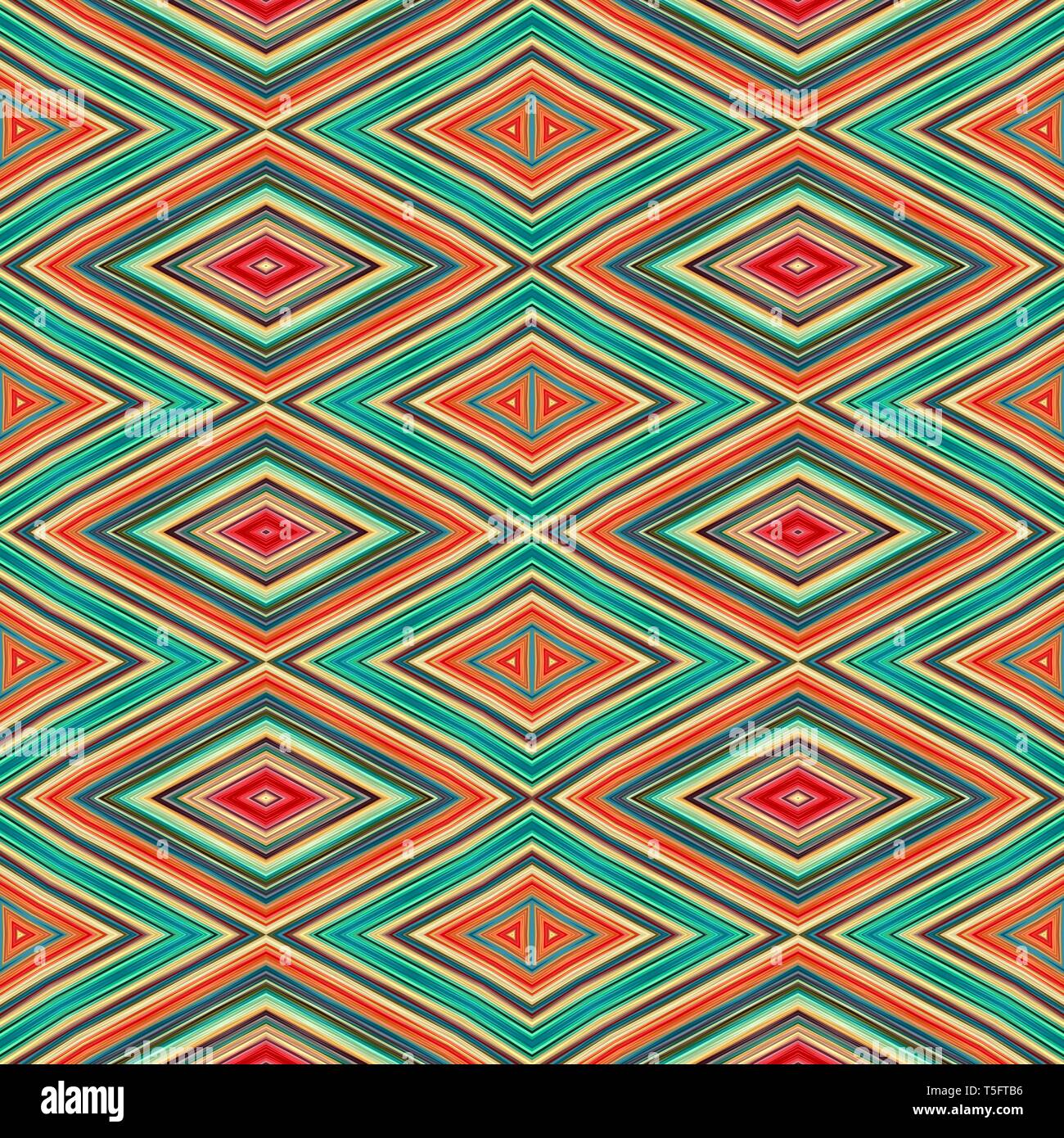 seamless diamond pattern with olive green, green, skin, red colors ...