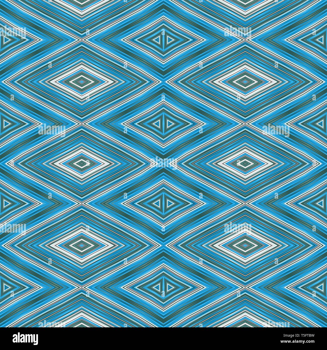 seamless diamond pattern with turquoise, blue, teal colors. repeating ...