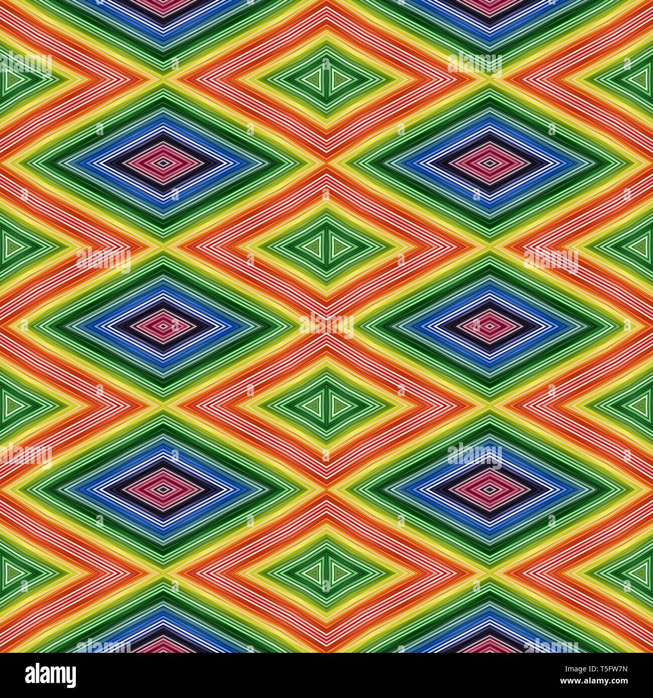 colorful seamless pattern. repeating diamond background for textile ...