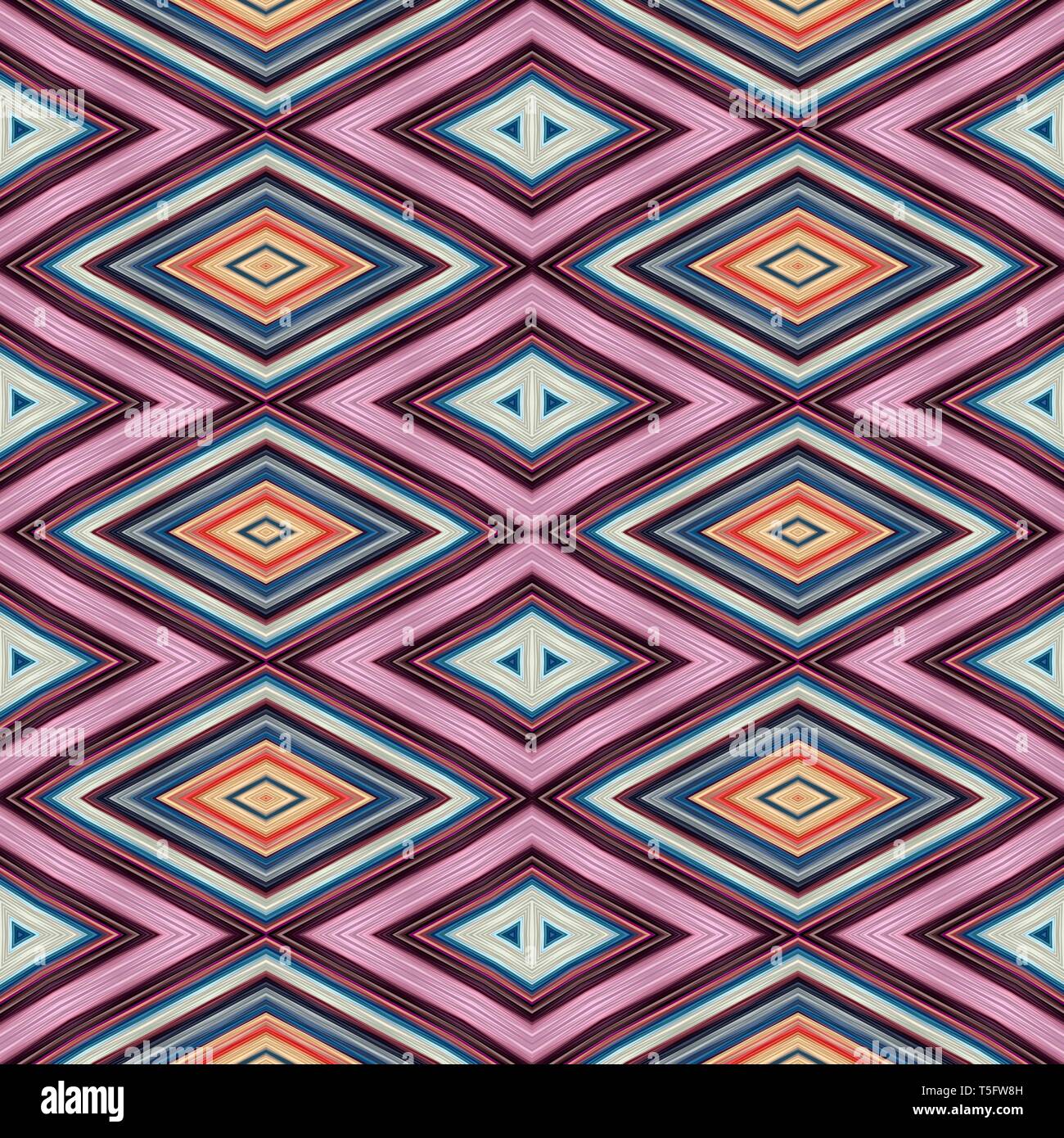 colorful seamless pattern. repeating diamond background for textile ...