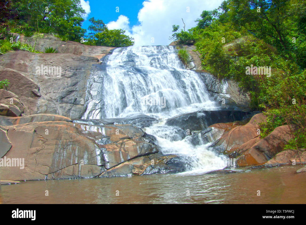 Waterfall, Andhra Pradesh, India, Asia Stock Photo - Alamy
