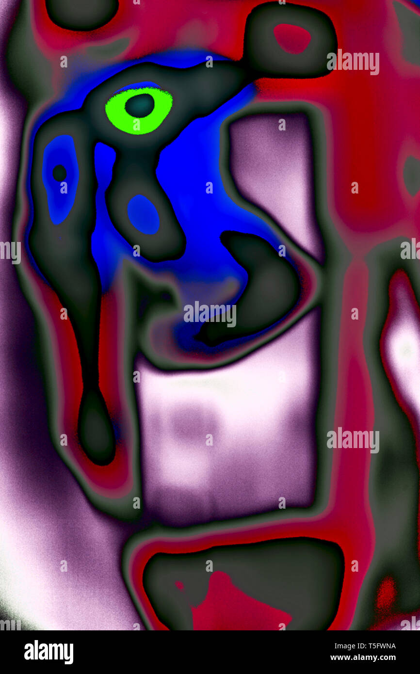 Modern Art Photography Abstract painting Stock Photo - Alamy