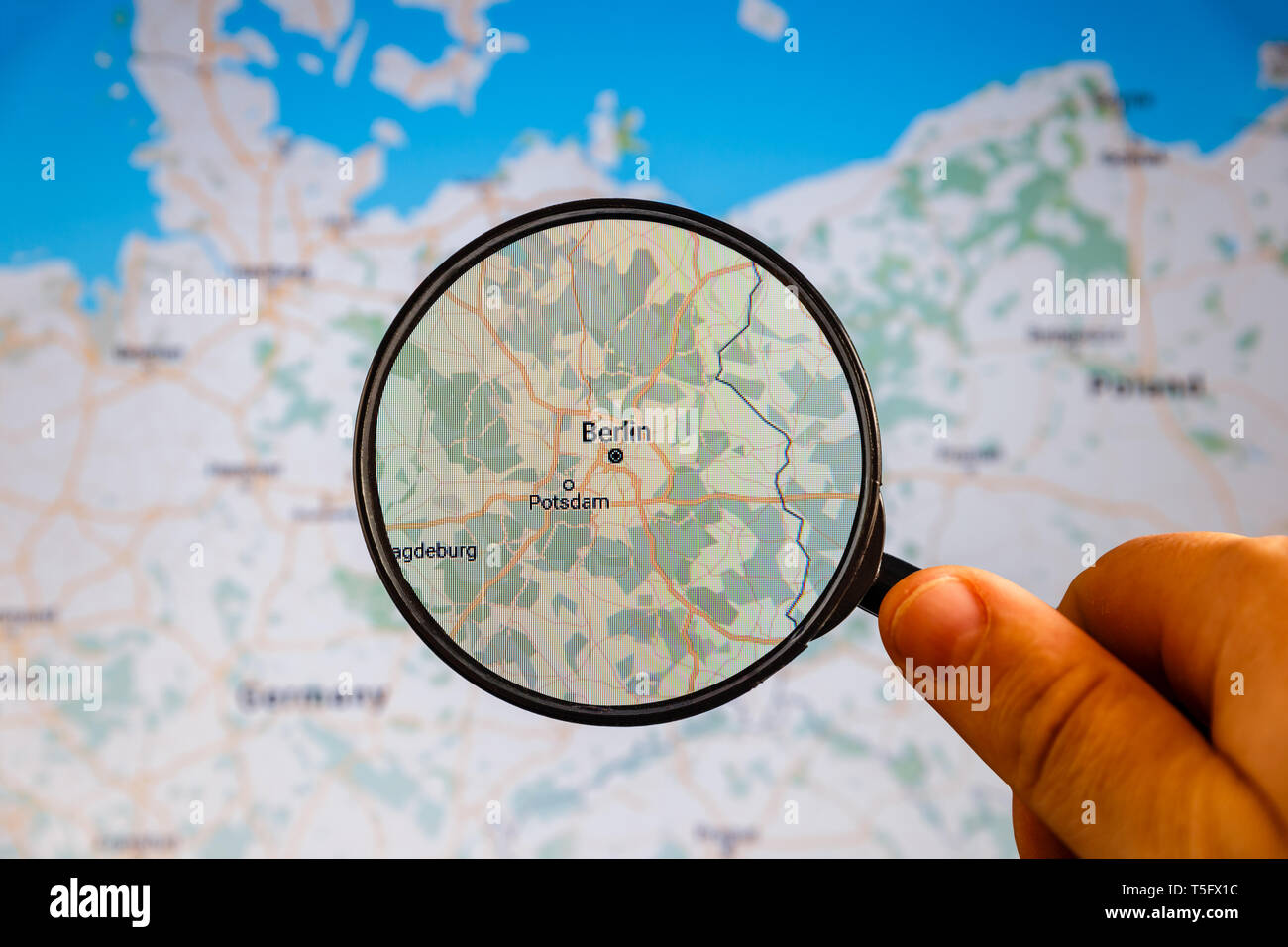 Germany political map capital berlin hi-res stock photography and ...
