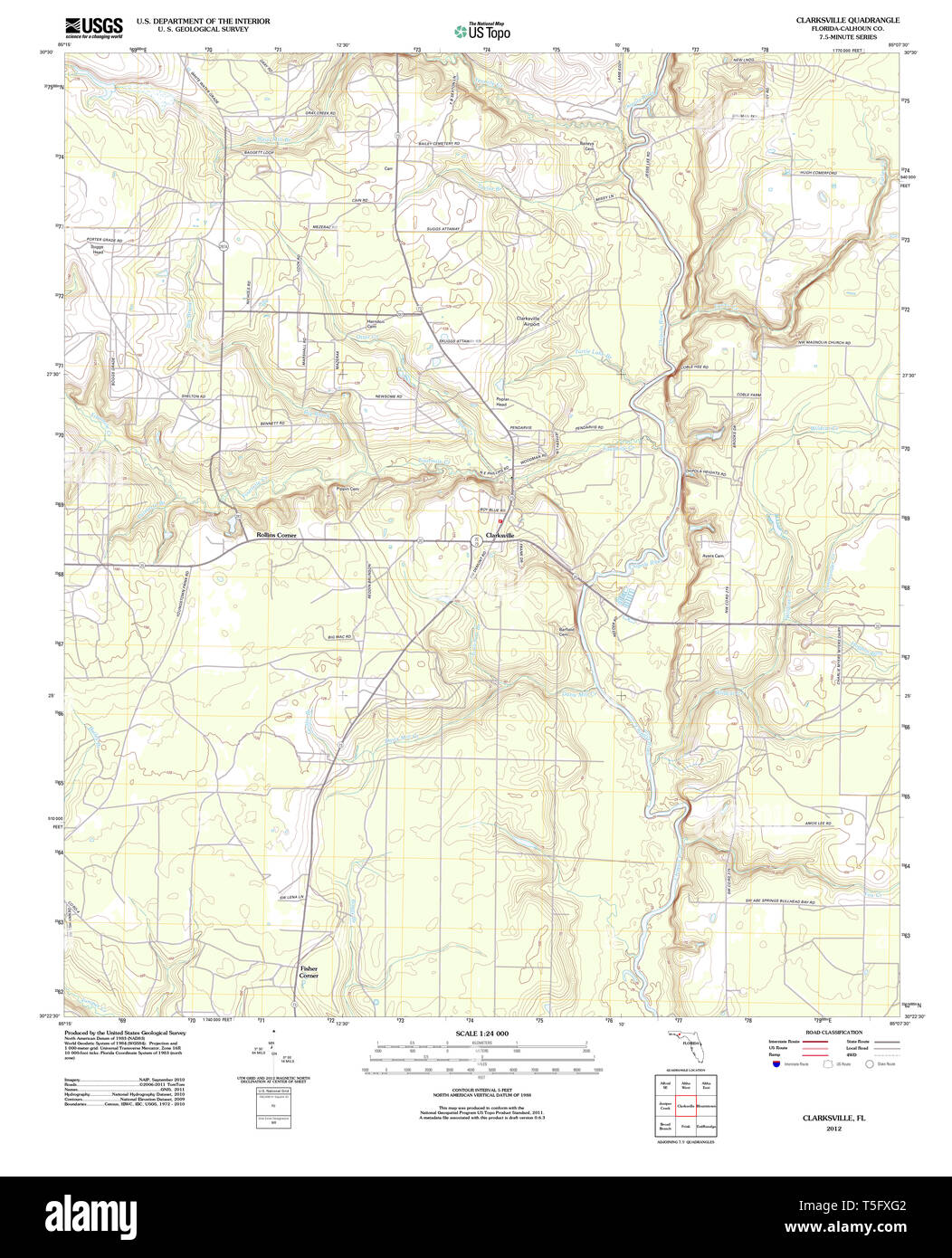 Map of clarksville hi-res stock photography and images - Alamy