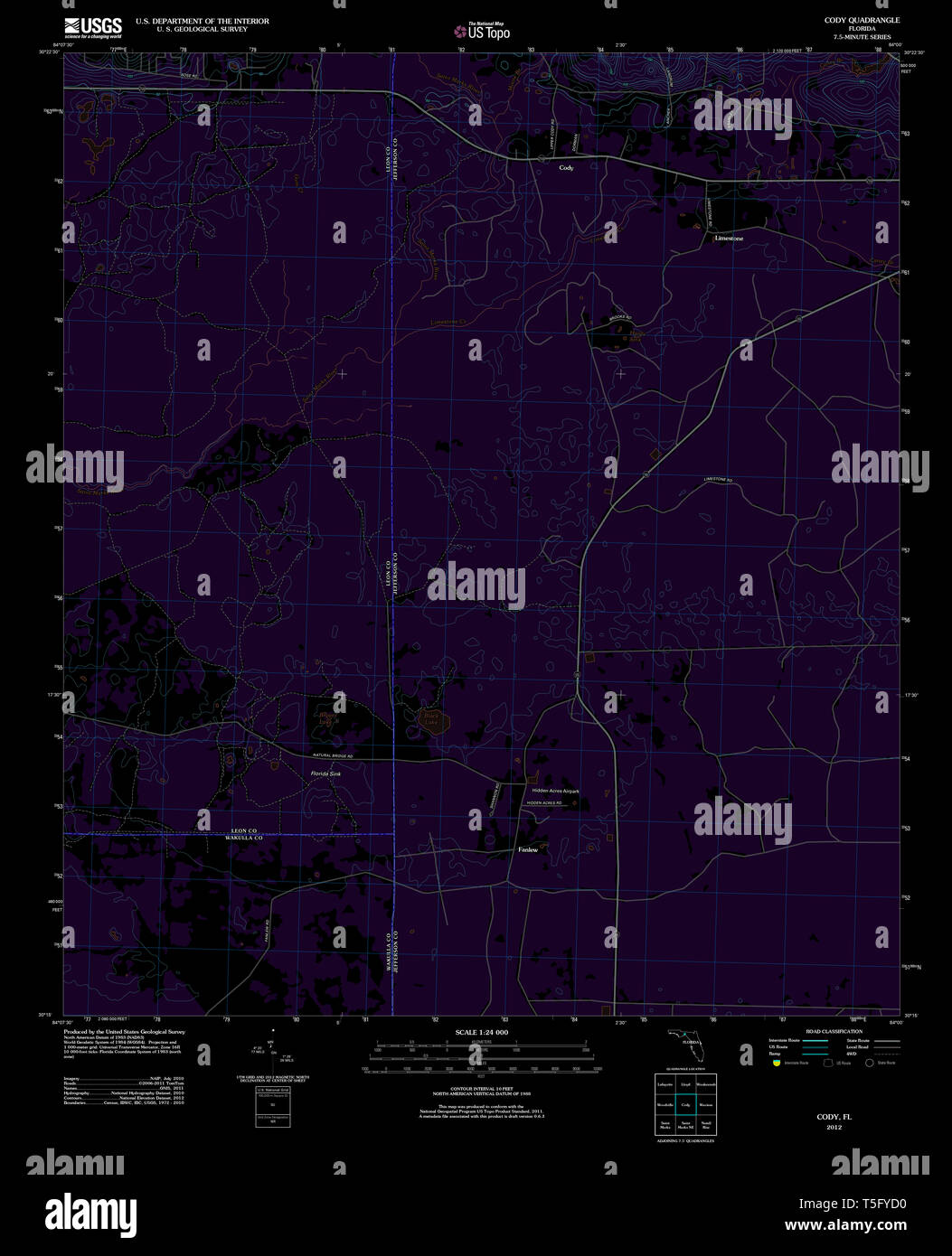 Cody map hi-res stock photography and images - Alamy