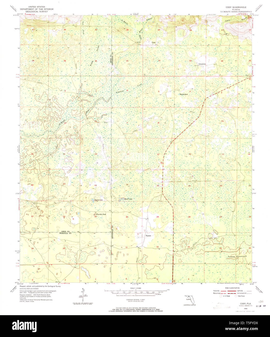 Map of cody hi-res stock photography and images - Alamy