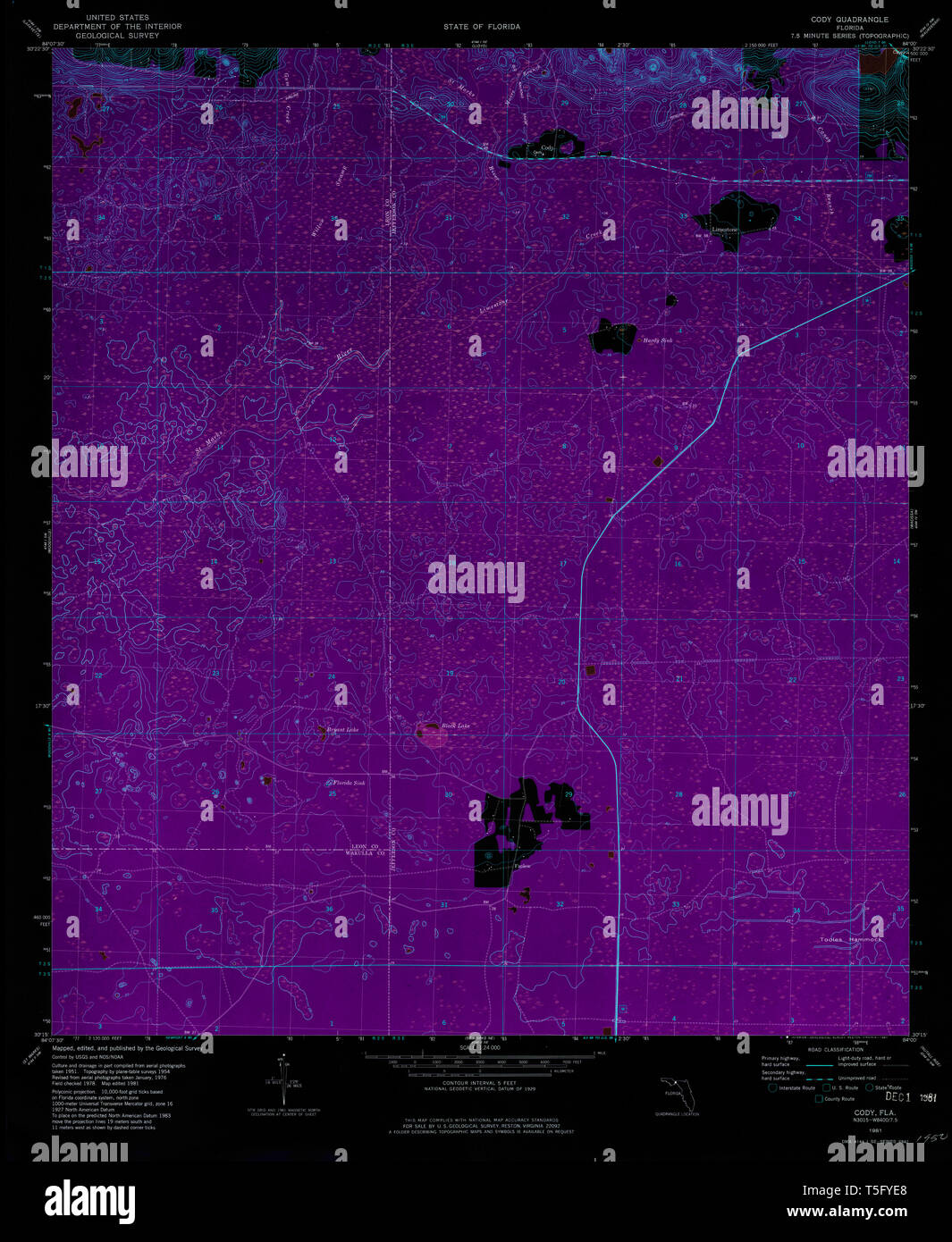 Cody map hi-res stock photography and images - Alamy