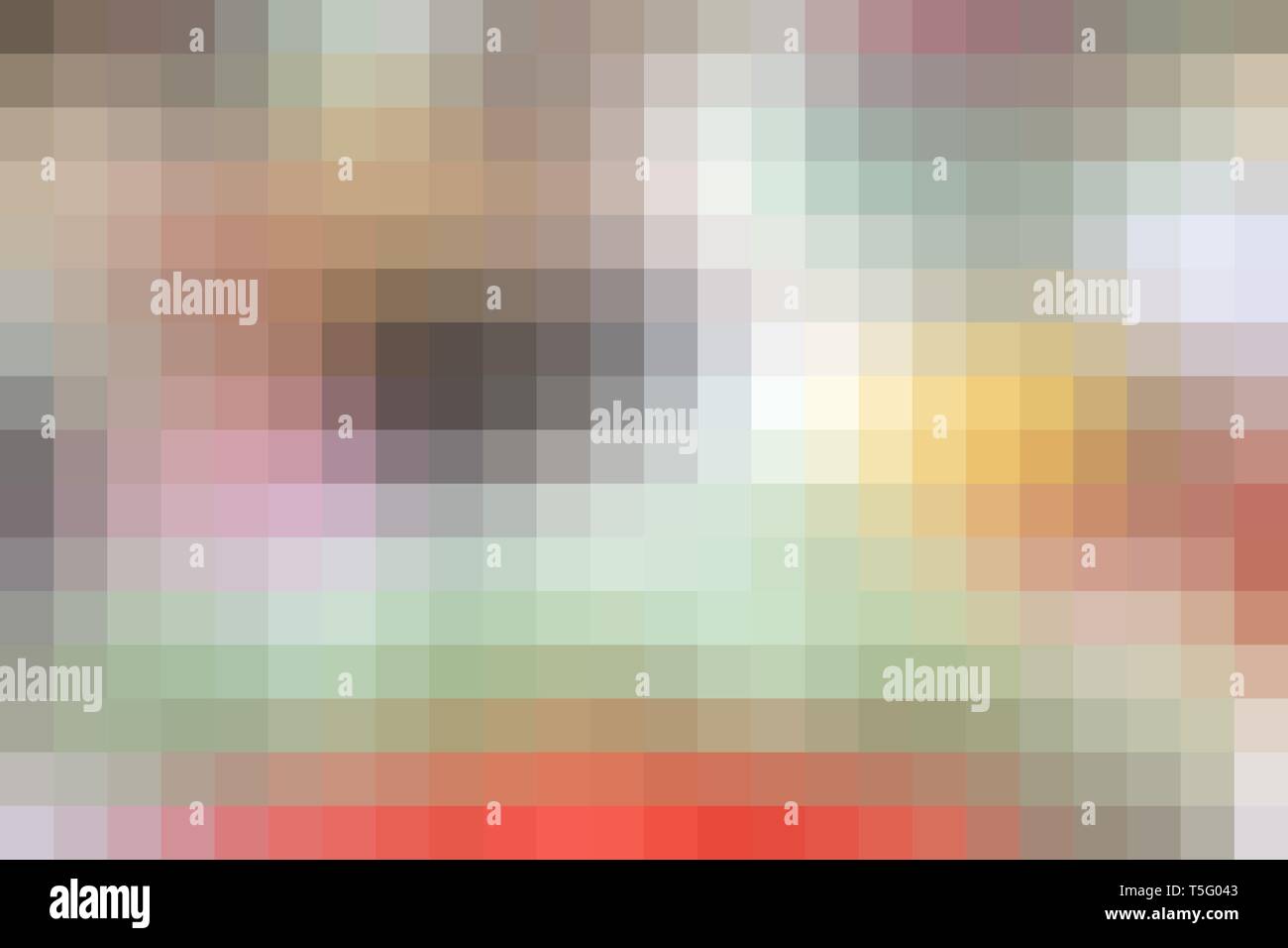 Pixel pattern background - pastel color grid blur texture Stock Photo ...