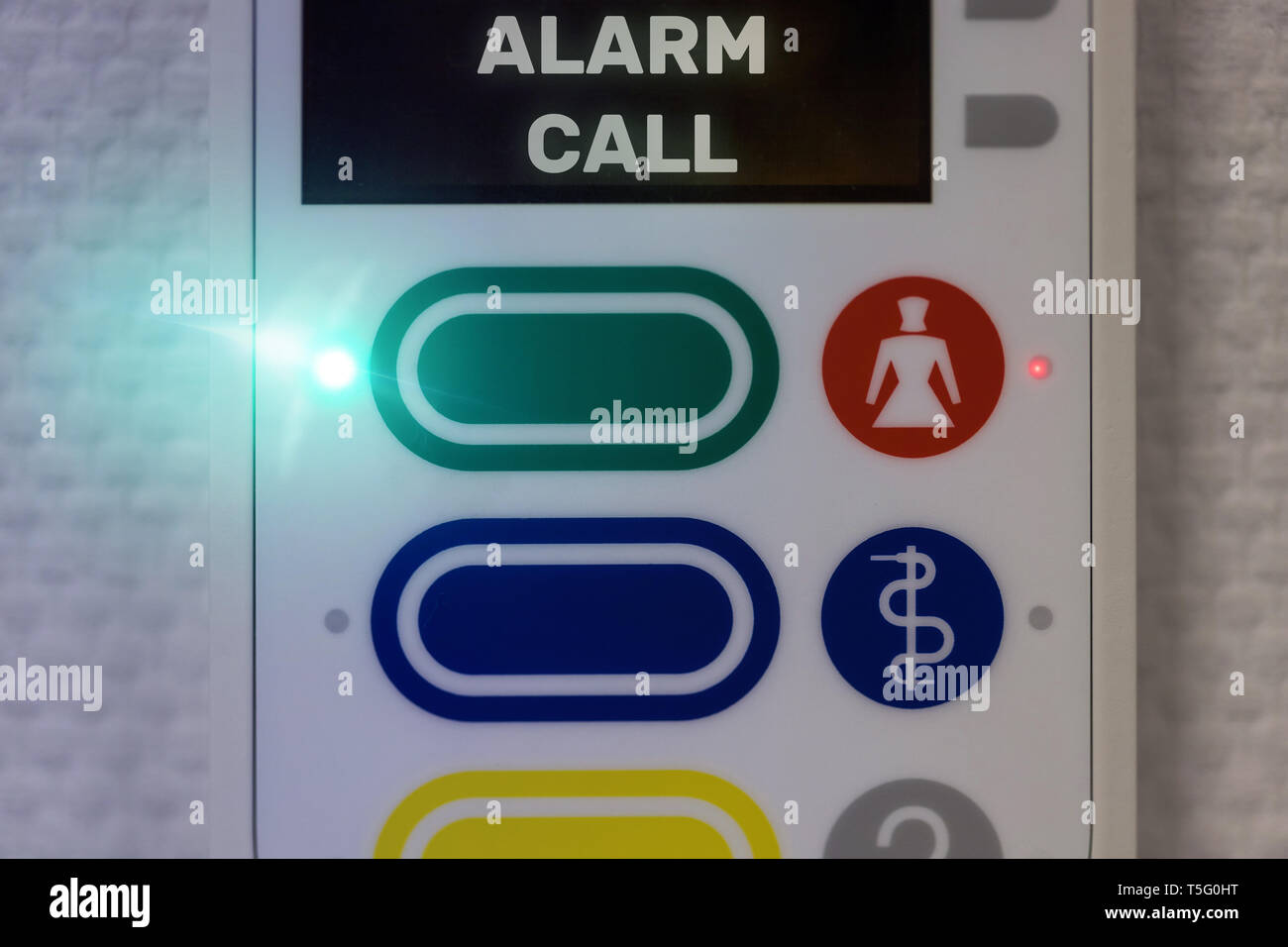 hospital alarm call Stock Photo - Alamy