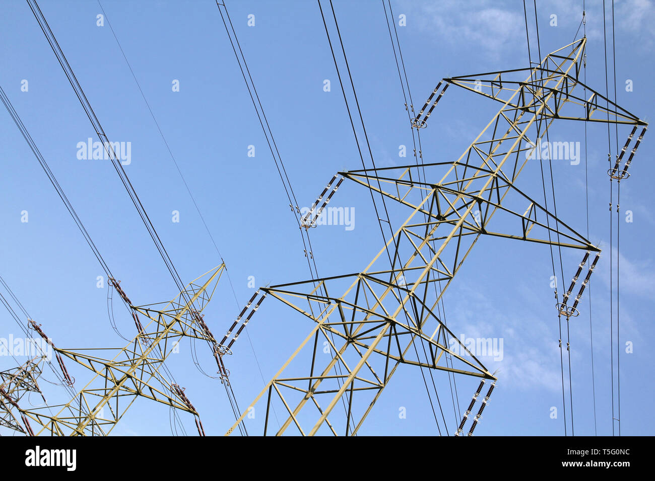 Electricity pylons in switzerland hi-res stock photography and images ...