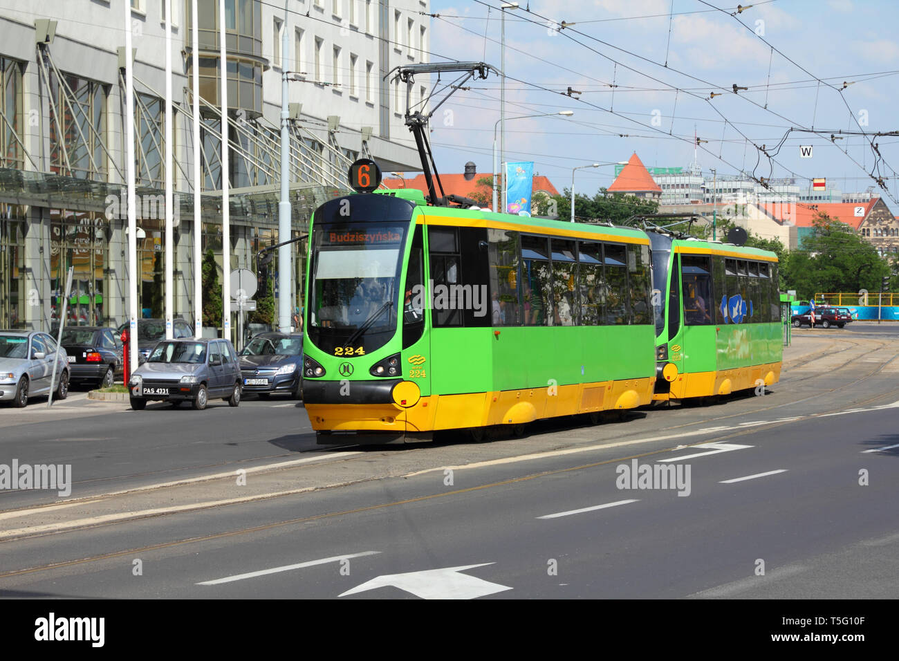Polish trams hi-res stock photography and images - Alamy