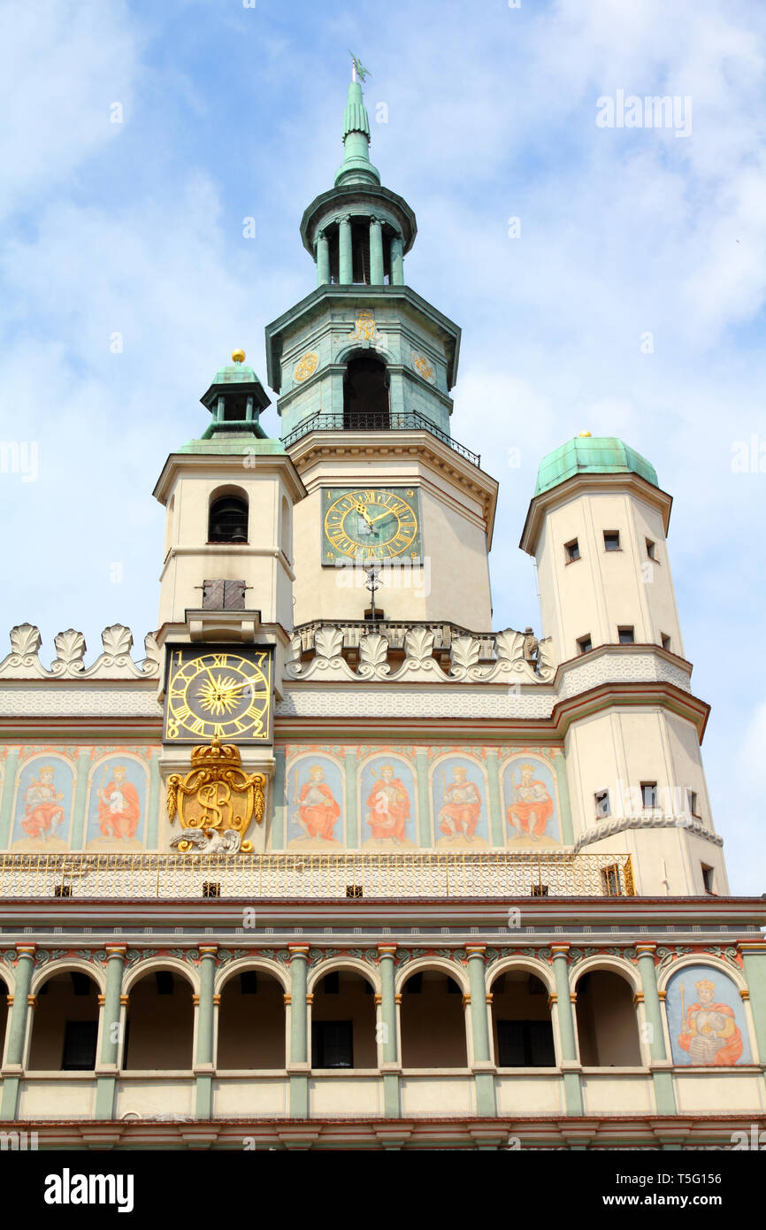 Poznan, Poland - city architecture. Greater Poland province ...
