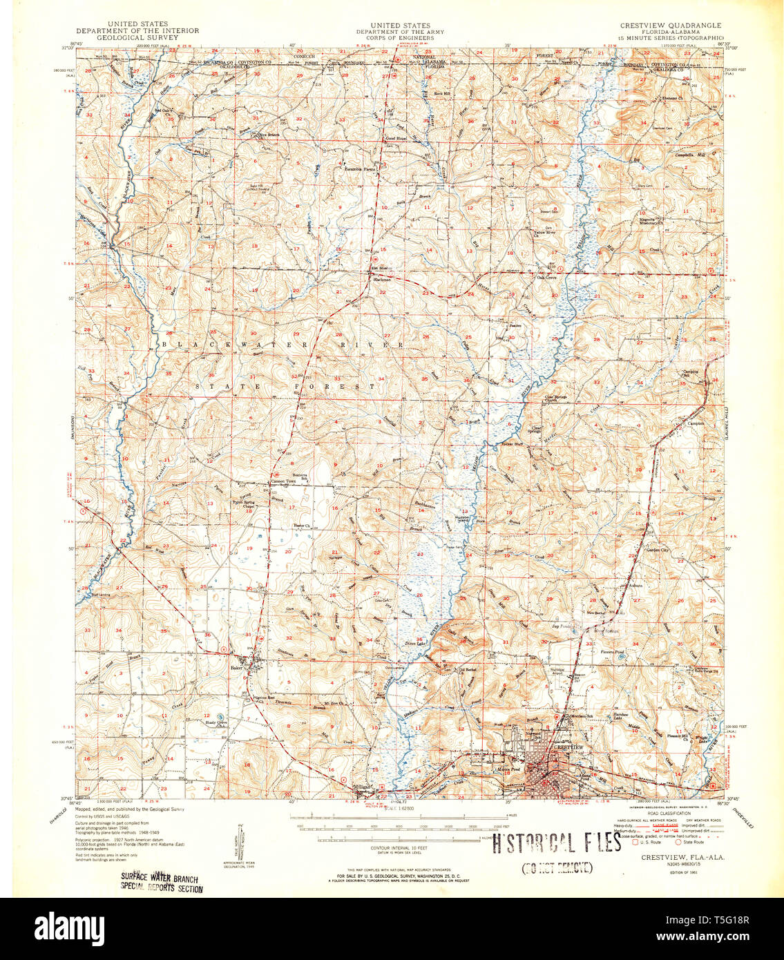 Crestview map hi-res stock photography and images - Alamy