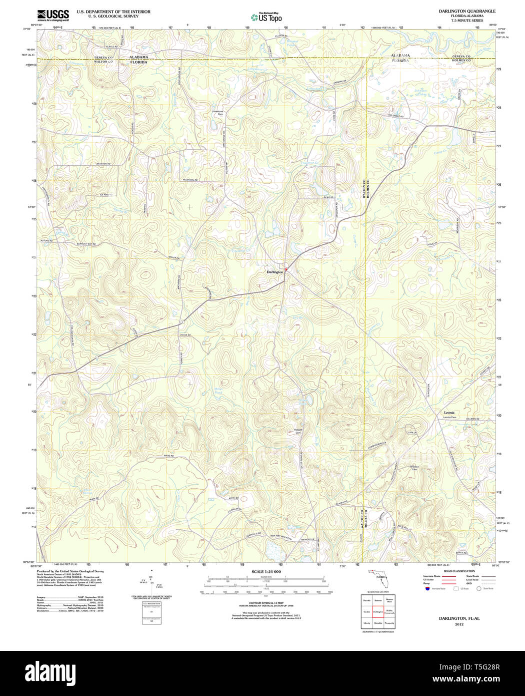 Darlington map hi-res stock photography and images - Alamy