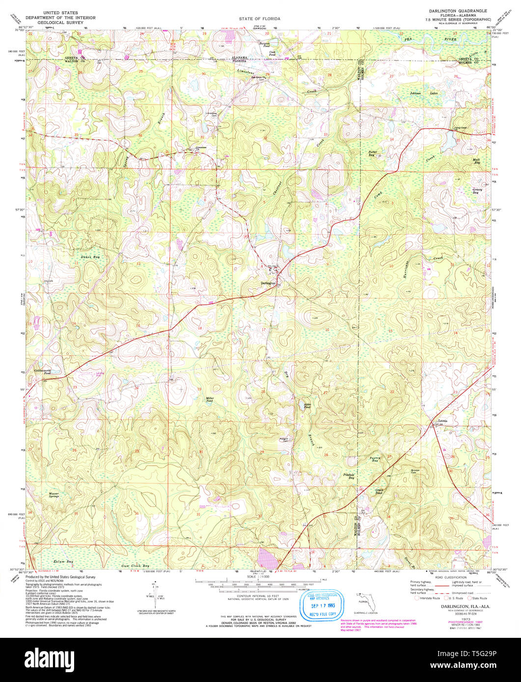 Darlington map hi-res stock photography and images - Alamy