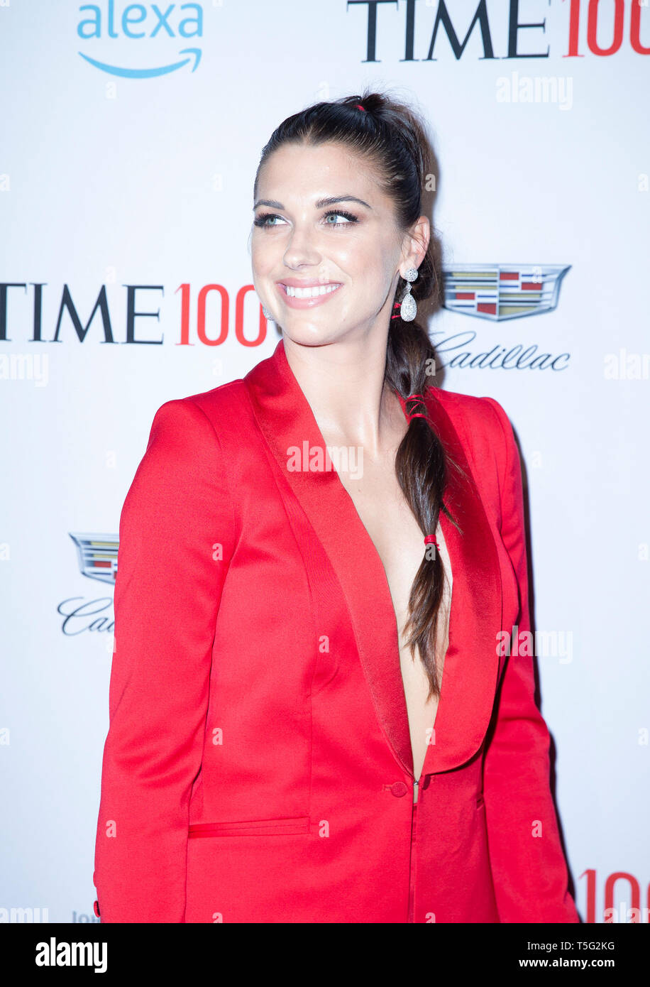 New York, United States. 23rd Apr, 2019. Alex Morgan attends the TIME ...