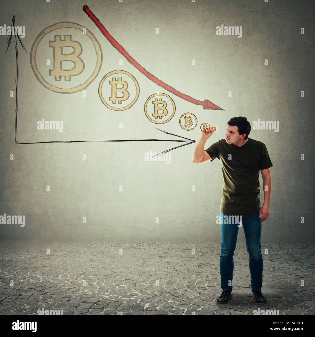 Negative decreasing hi-res stock photography and images - Alamy