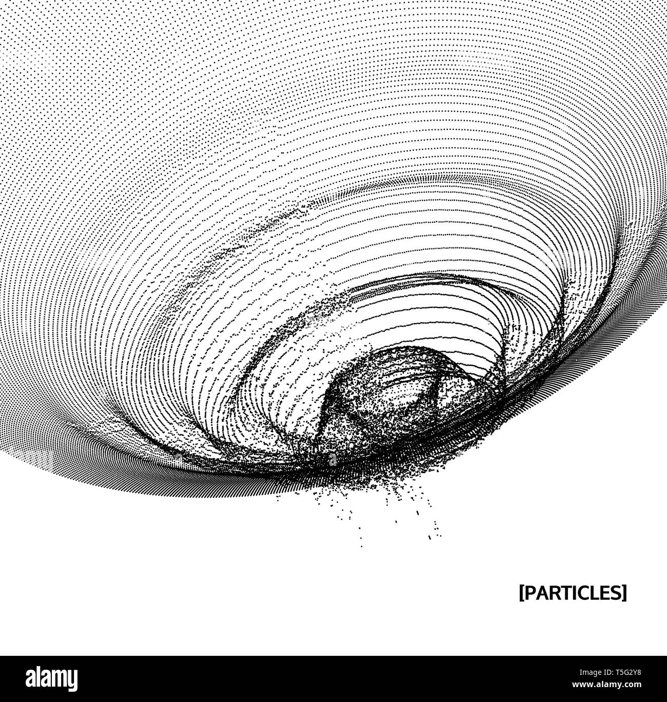 Abstract science or technology background. Network illustration with ...