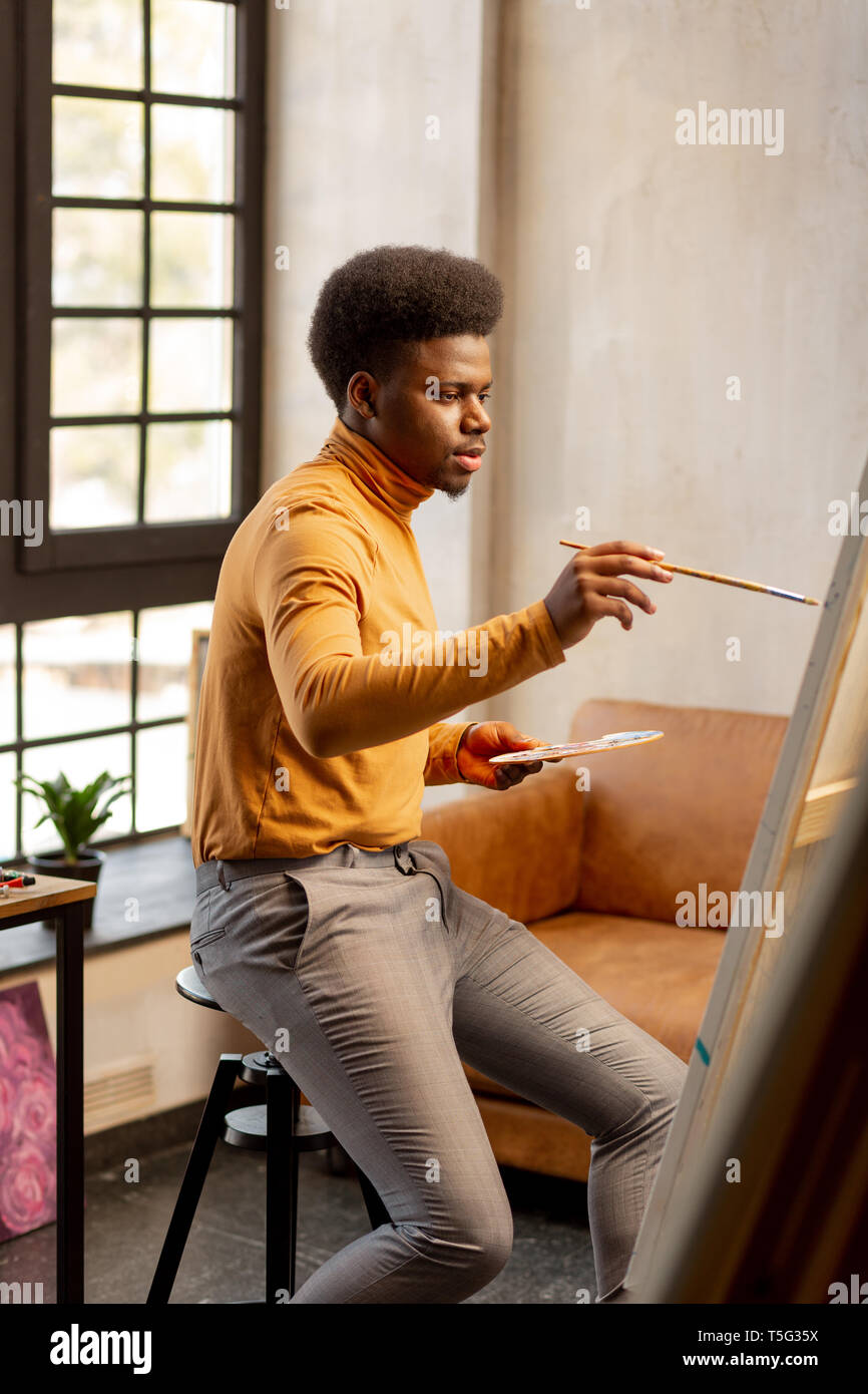 Paining canvas hi-res stock photography and images - Alamy