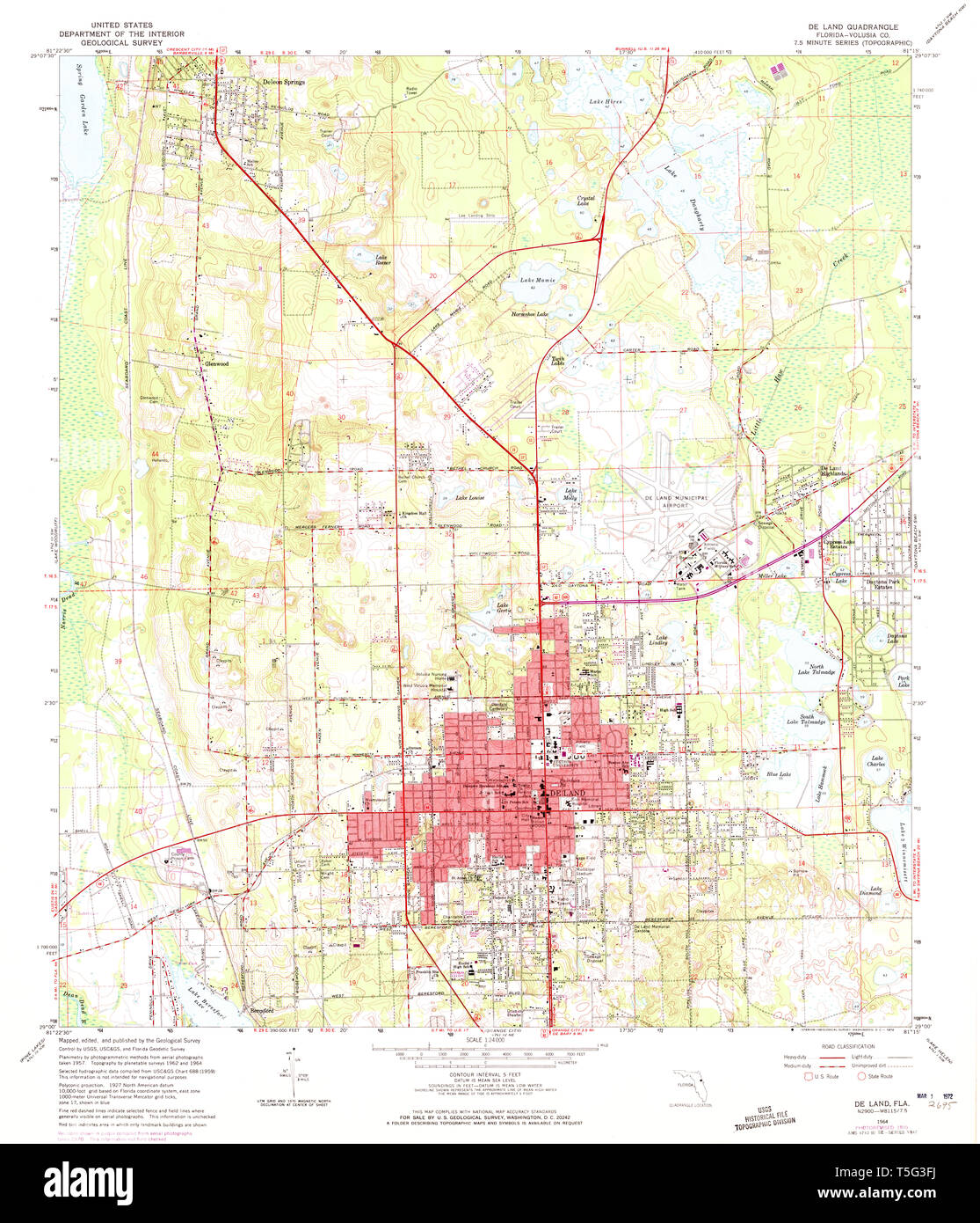 Land survey map of florida hi-res stock photography and images - Alamy