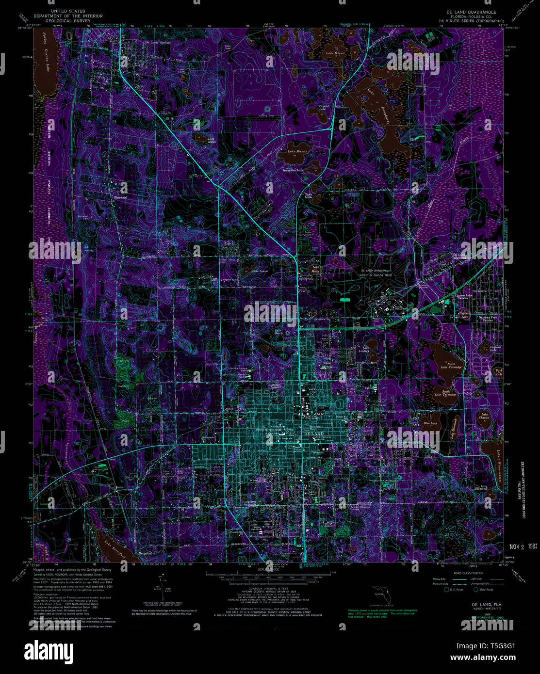Land survey map of florida hi-res stock photography and images - Alamy