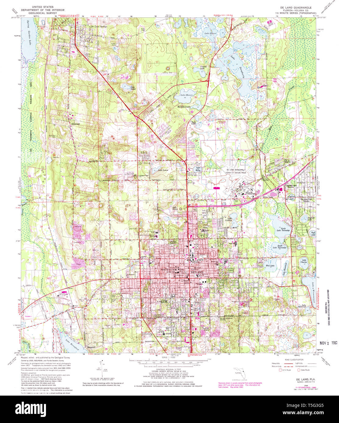 Land survey map of florida Cut Out Stock Images & Pictures - Alamy