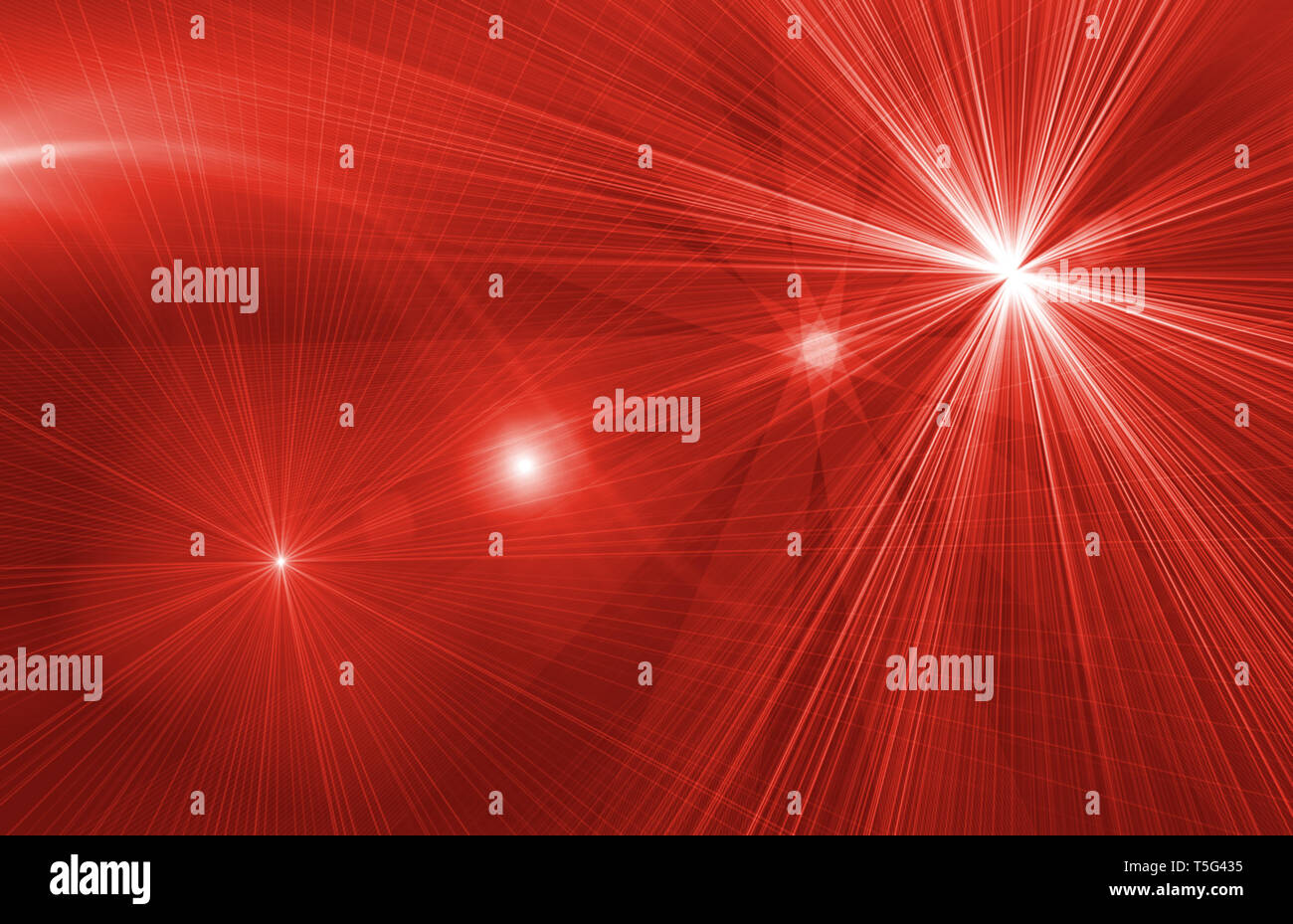 star magical red background with rays of light Stock Photo - Alamy