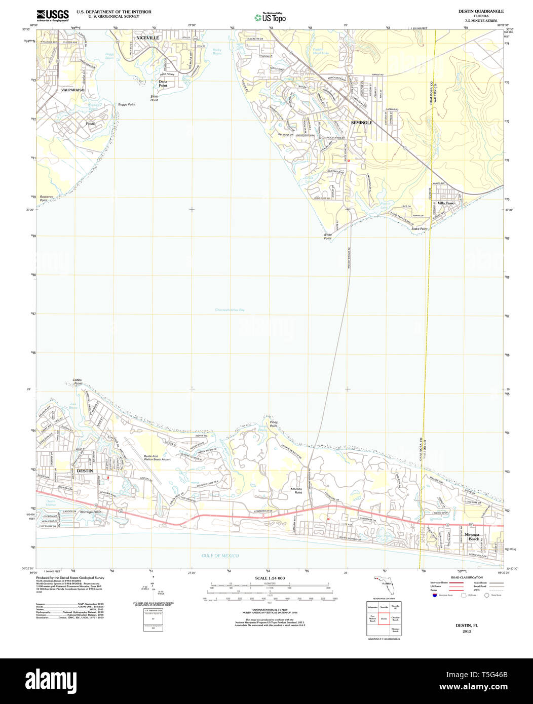 Map Of Fl Destin Florida