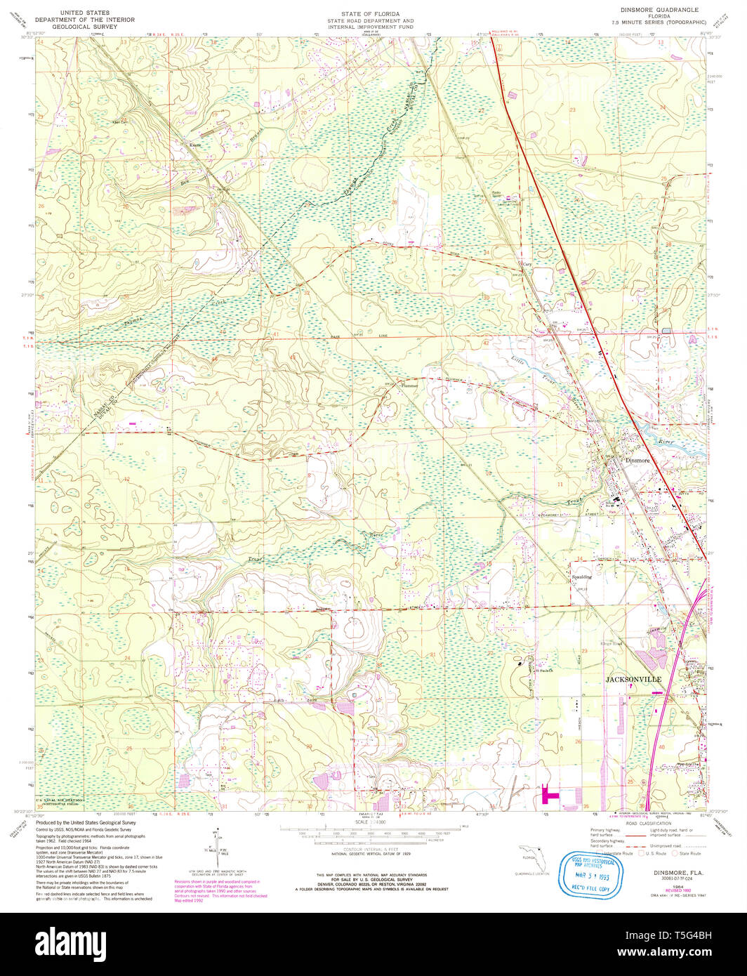 Map of dinsmore hi-res stock photography and images - Alamy