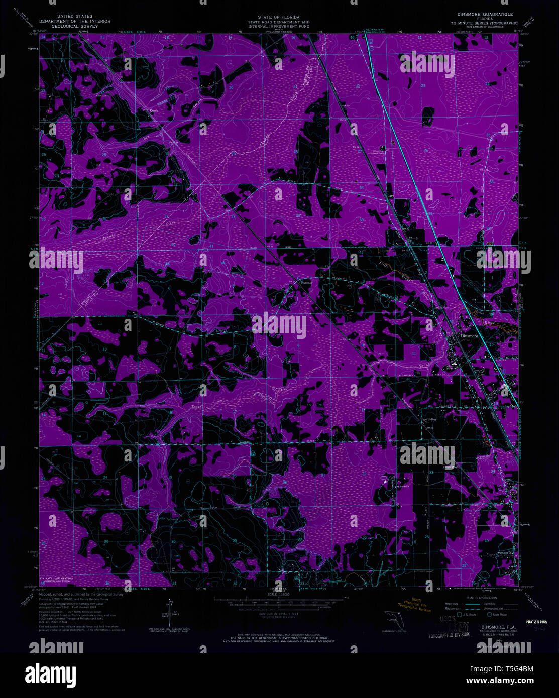 Dinsmore map hi-res stock photography and images - Alamy