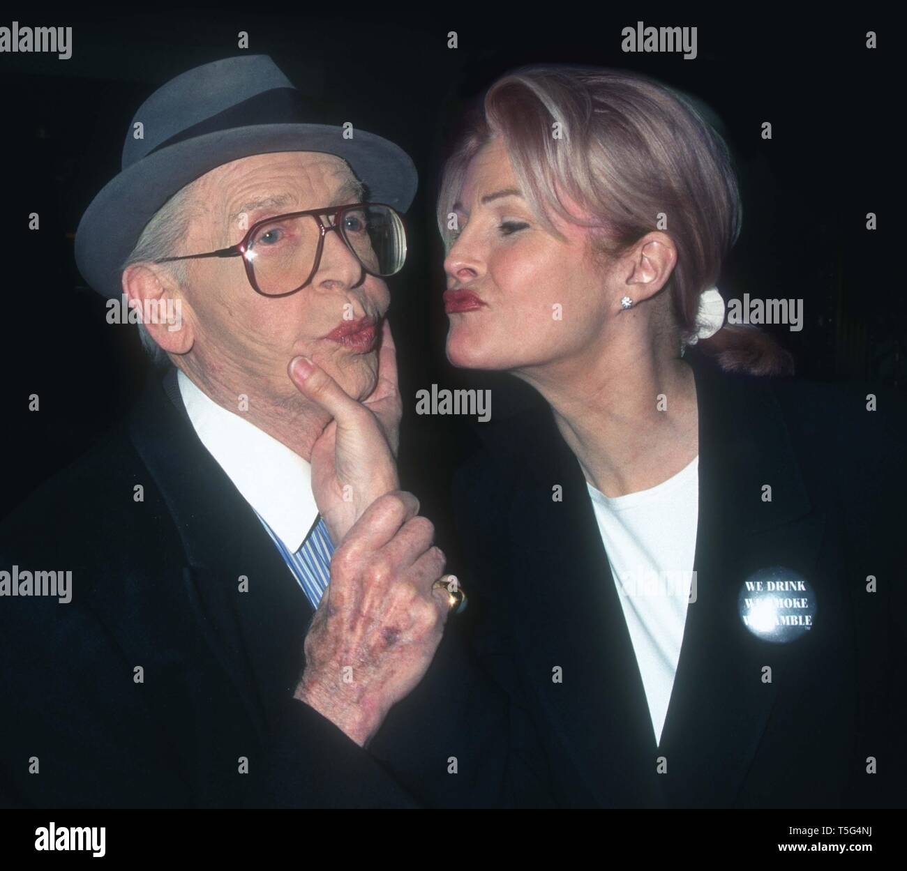 Milton Berle and wife Lorna 1992 Photo By John Barrett/PHOTOlink ...