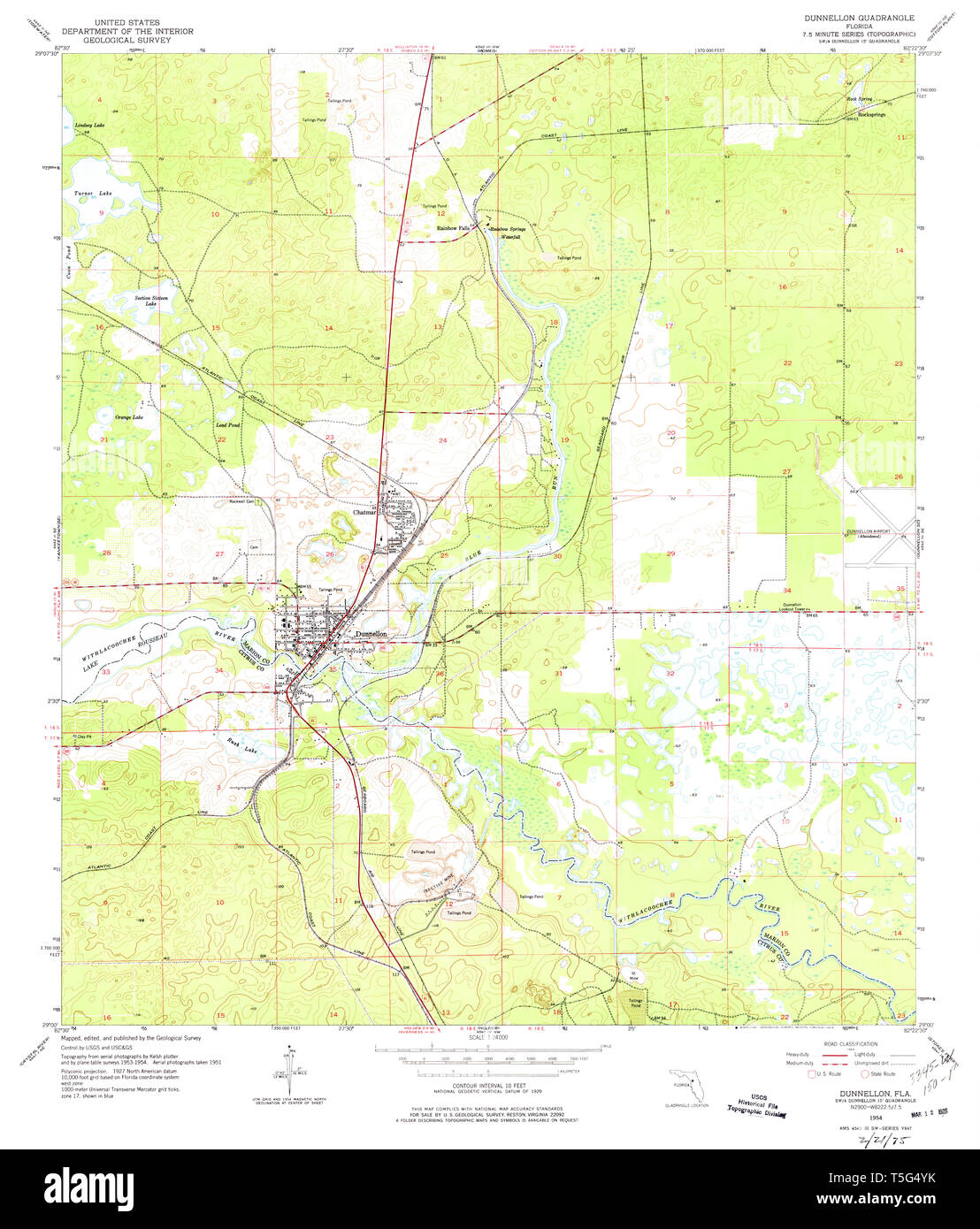 Dunnellon florida map hi-res stock photography and images - Alamy