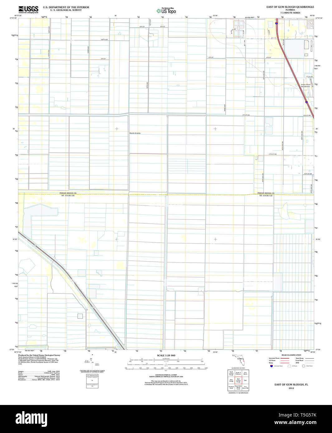 USGS TOPO Map Florida FL East of Gum Slough 20120726 TM Restoration ...
