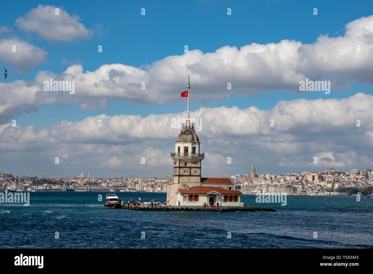 The Maiden's Tower in Istanbul, Turkey Stock Photo - Alamy