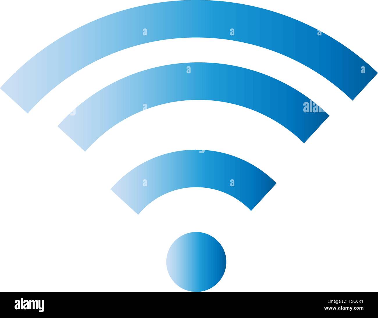 Wifi connection signal vector icon Stock Vector Image & Art - Alamy