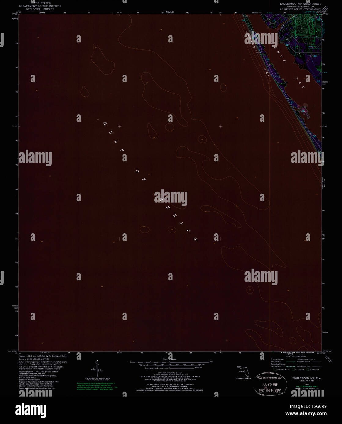 Englewood florida map hi-res stock photography and images - Alamy