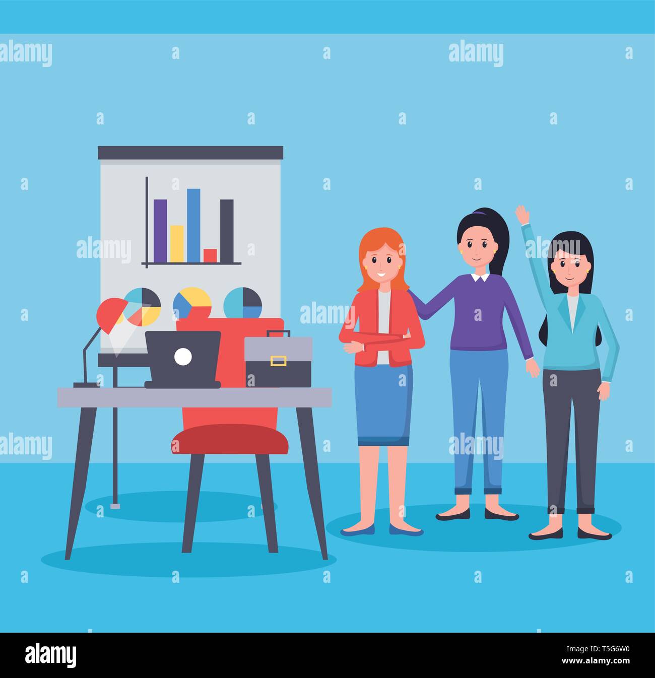 women office workplace Stock Vector Image & Art - Alamy