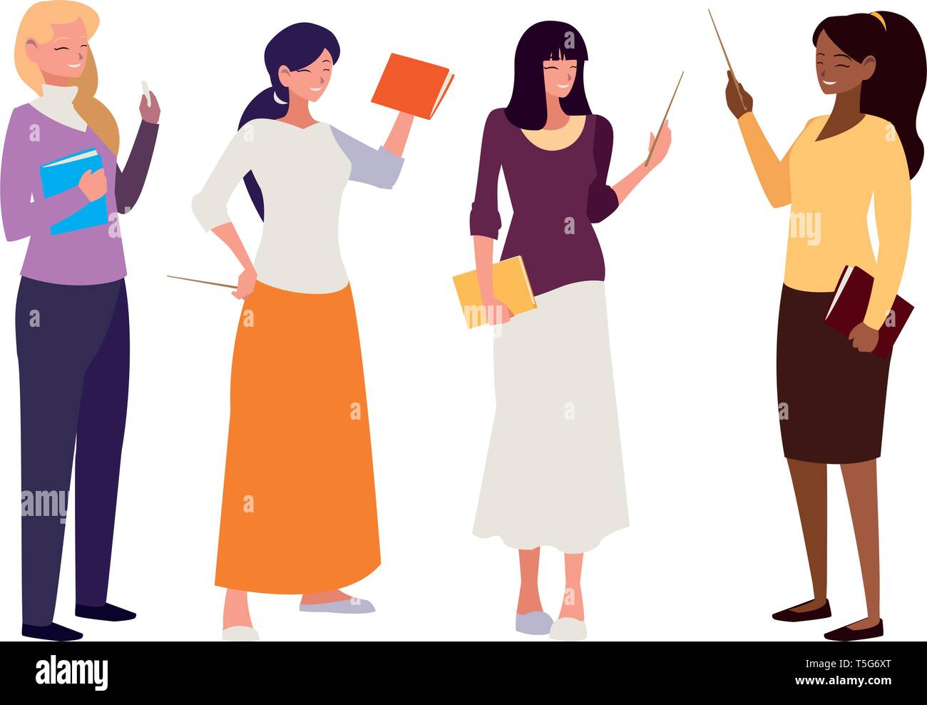 Group Of Teachers Clipart