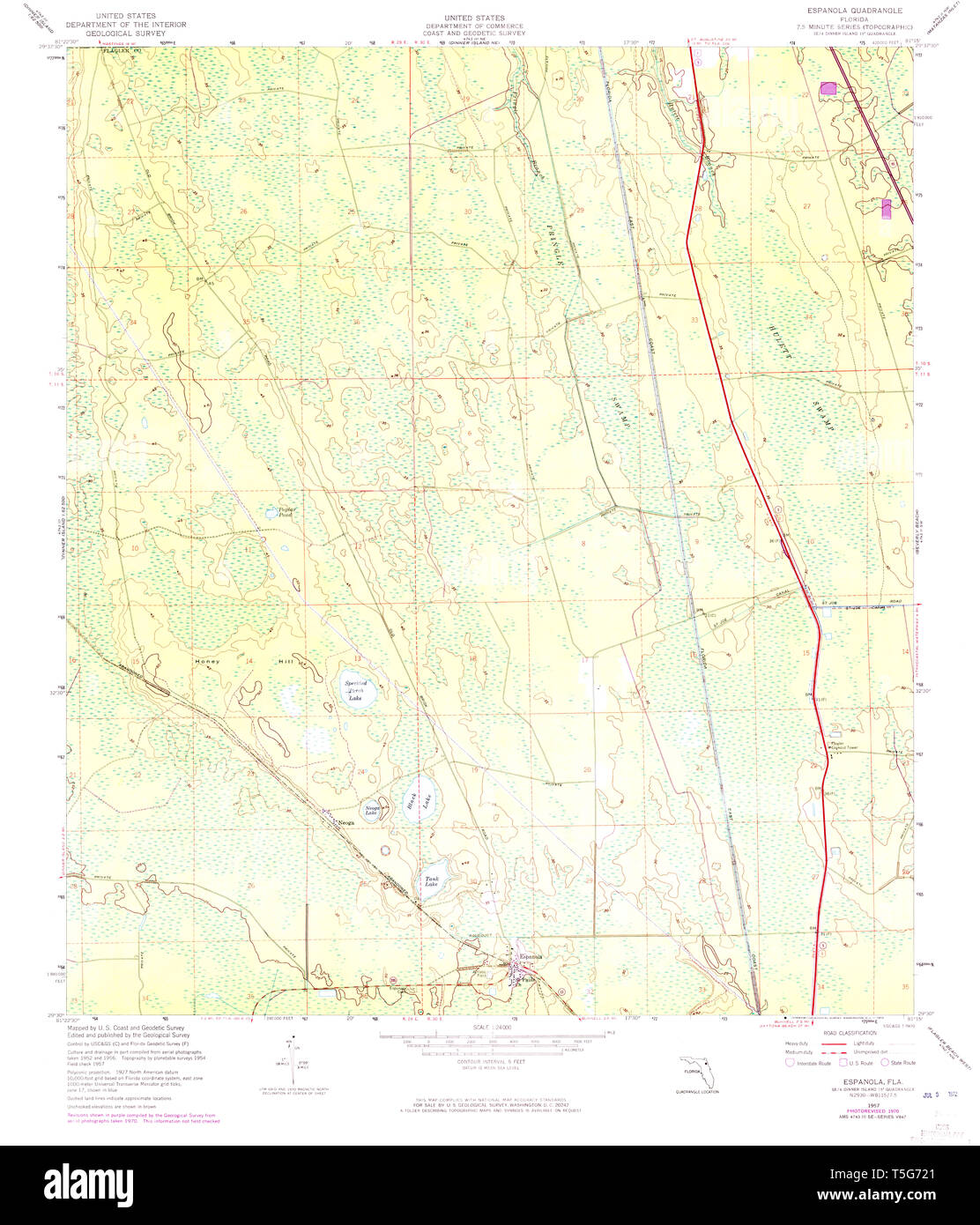 Map of espanola hi-res stock photography and images - Alamy