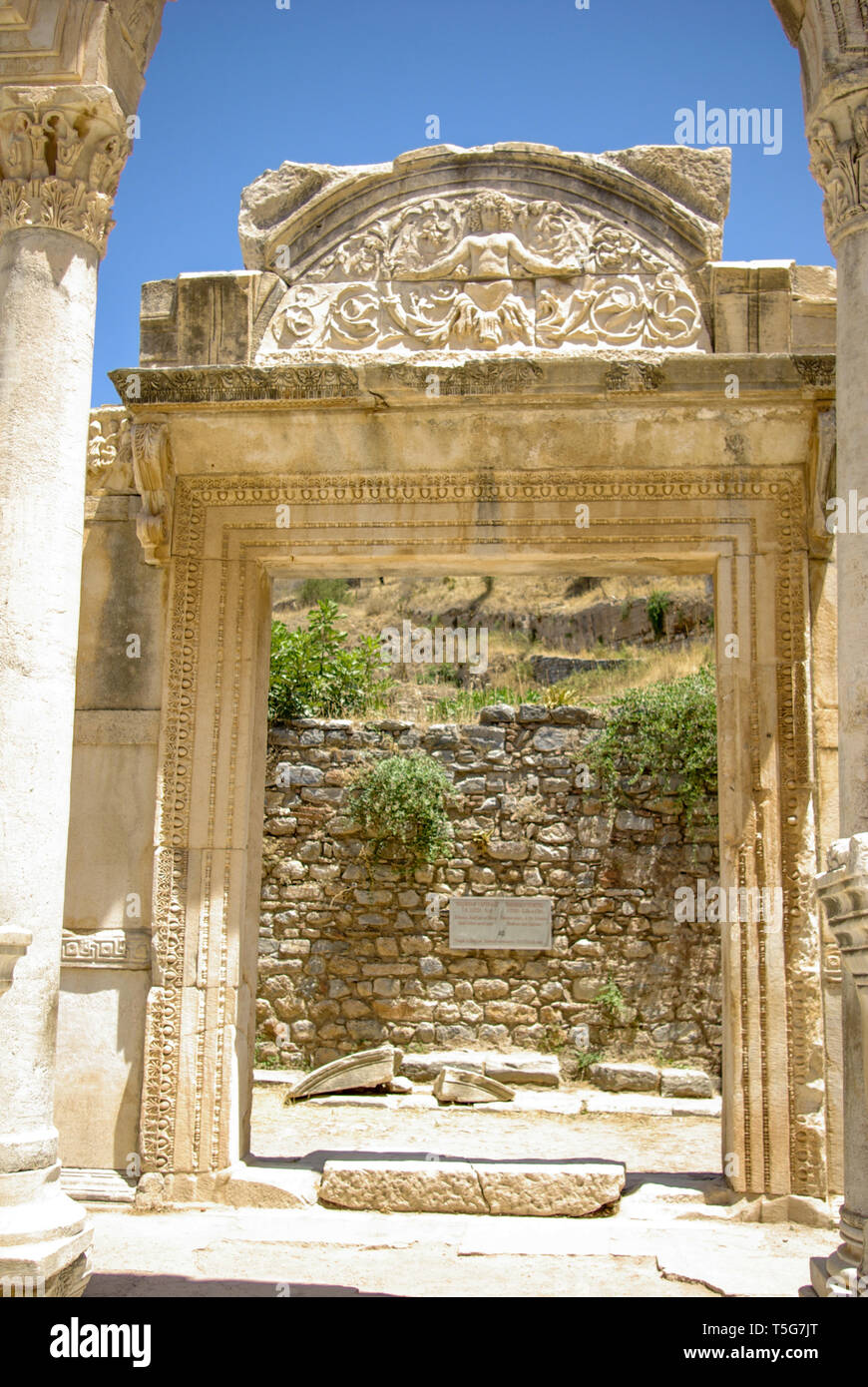 Temple of Hadrian in Ephesus, Turkey Stock Photo - Alamy