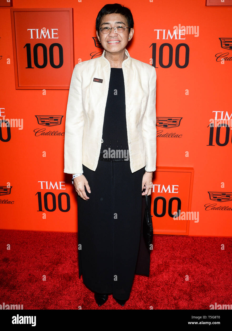 MANHATTAN, NEW YORK CITY, NEW YORK, USA - APRIL 23: Maria Ressa arrives ...
