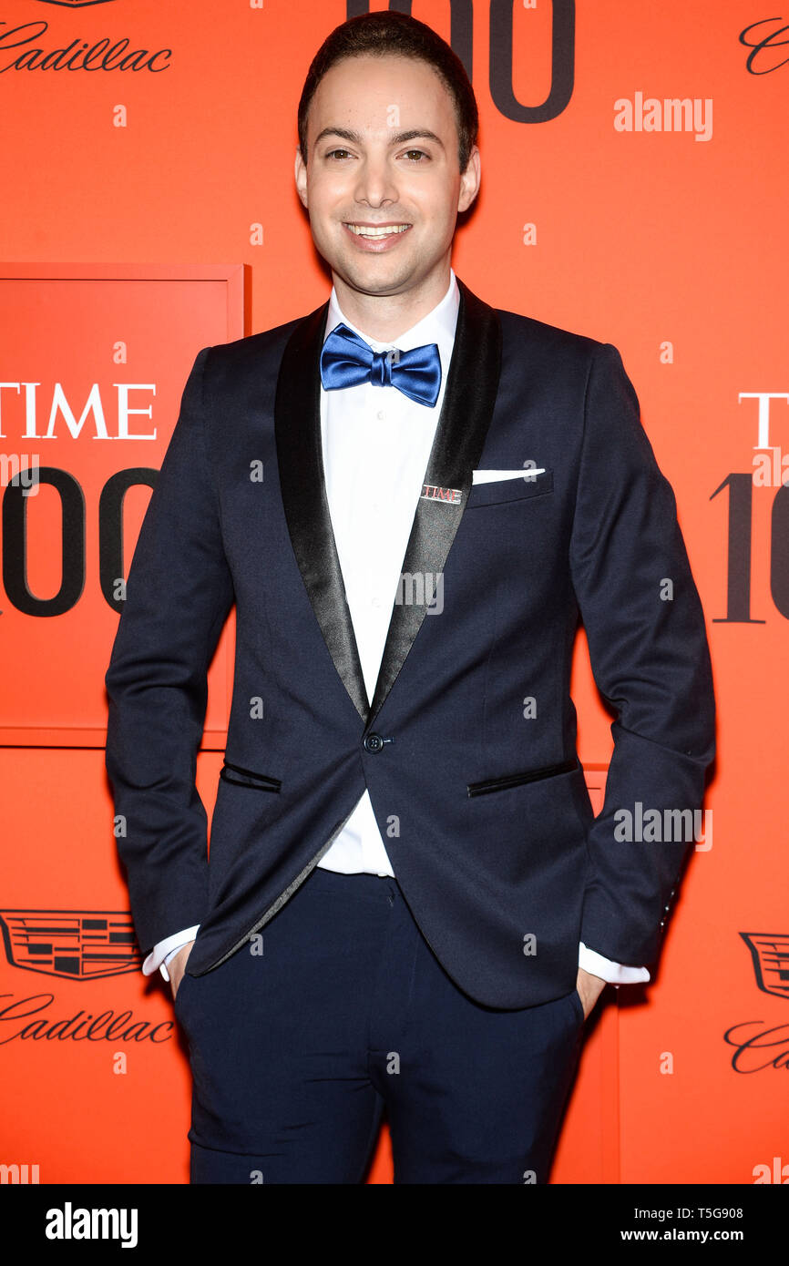 MANHATTAN, NEW YORK CITY, NEW YORK, USA - APRIL 23: Dan Macsai arrives ...