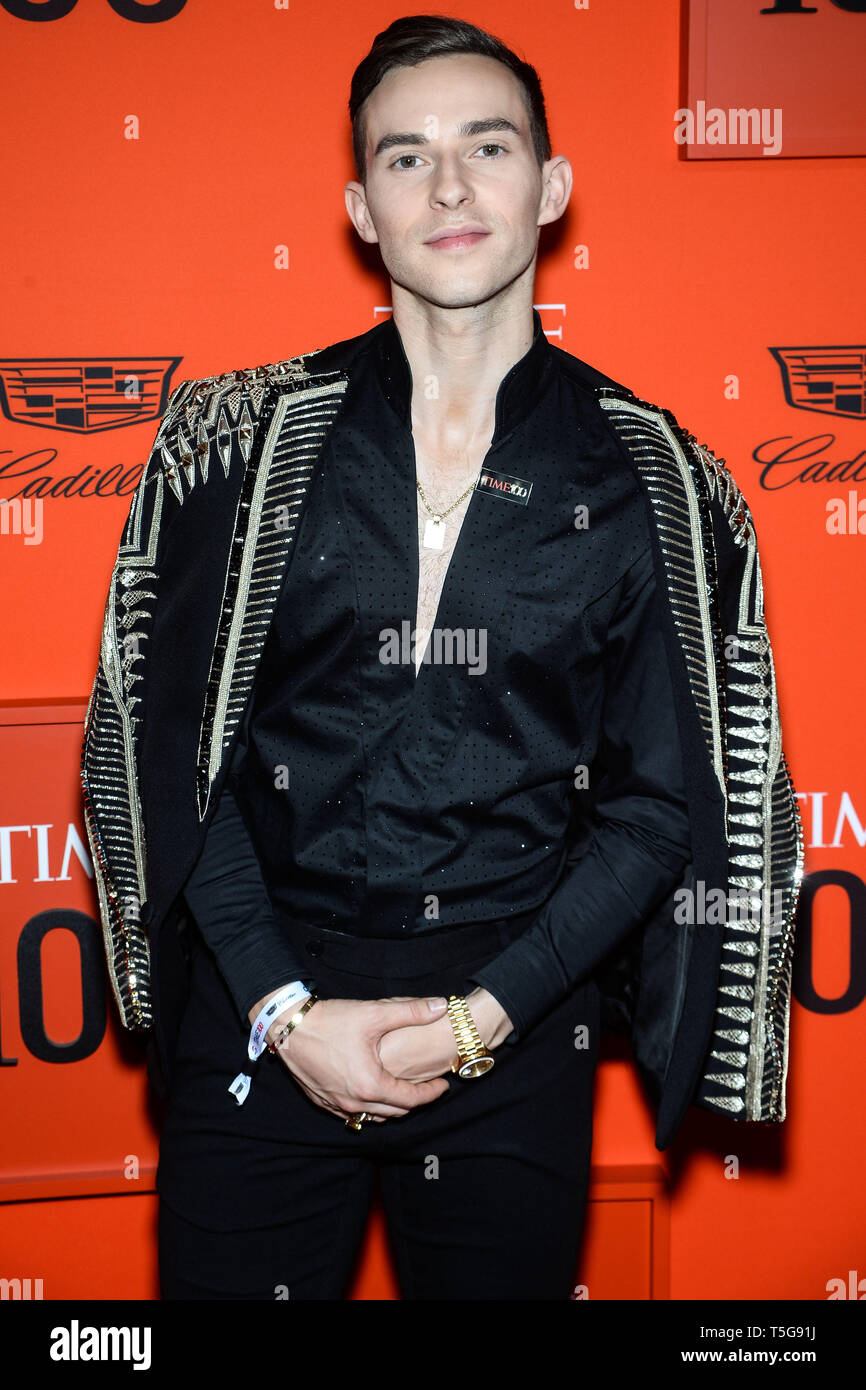 MANHATTAN, NEW YORK CITY, NEW YORK, USA - APRIL 23: Adam Rippon arrives ...