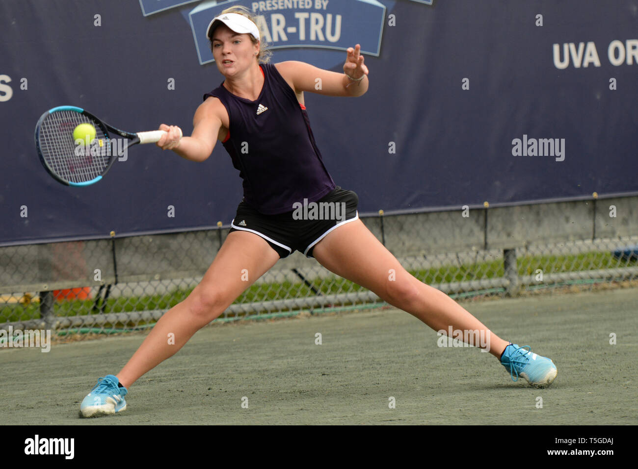 Charlottesvillle, Virginia, USA. 24th Apr, 2019. CATY MCNALLY of the ...