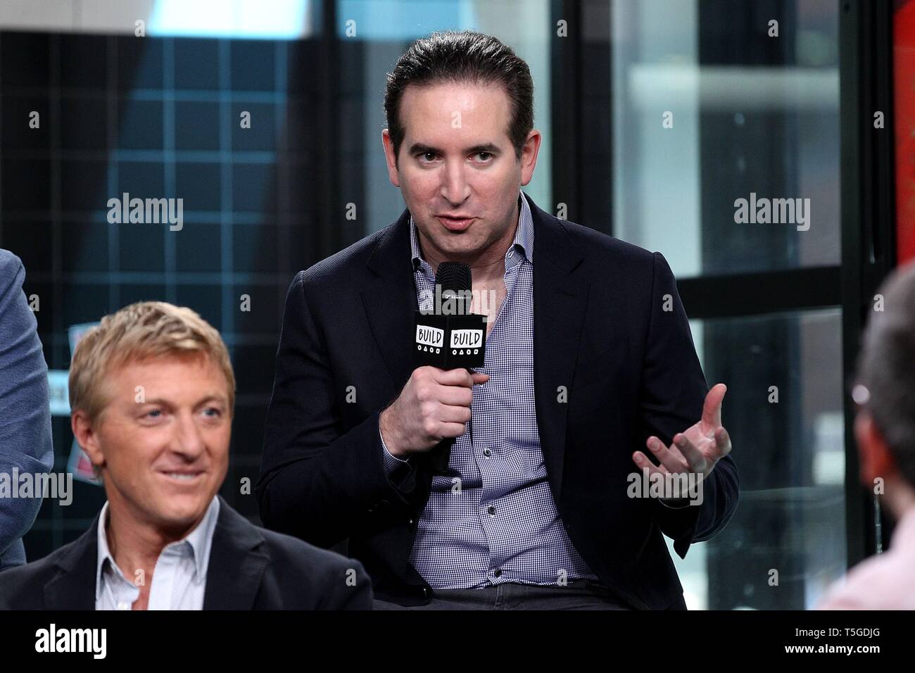 New York, NY, USA. 24th Apr, 2019. Hayden Schlossberg inside for AOL ...