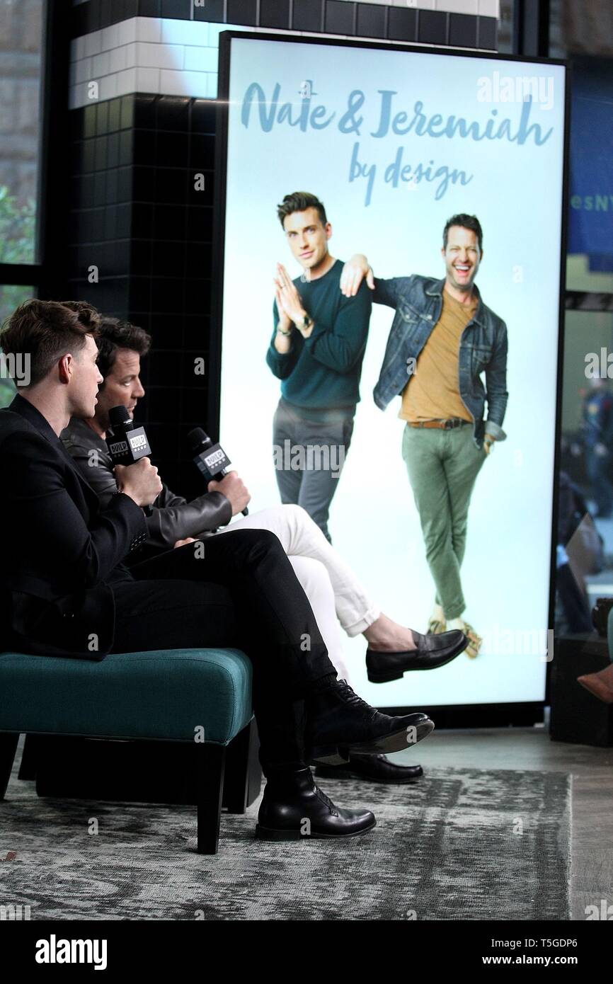 New York, NY, USA. 24th Apr, 2019. Jeremiah Brent, Nate Berkus inside ...