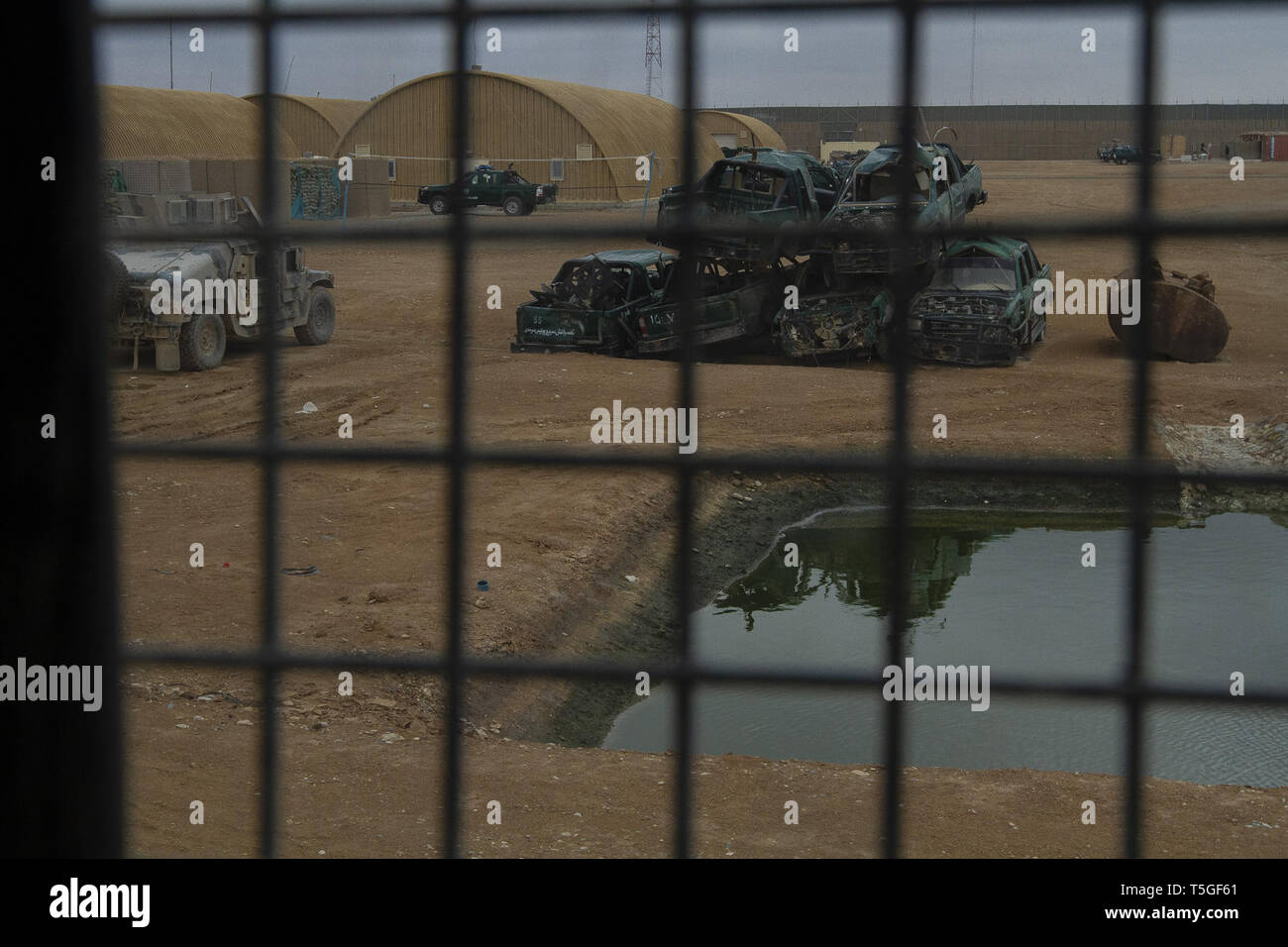 Lashkar Gah, Helmand, Afghanistan. 13th Dec, 2012. Wrecked Afghan ...