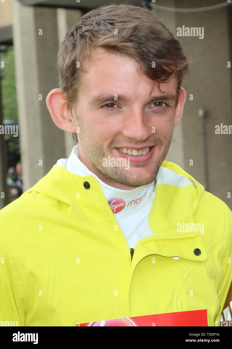 Dewi Griffiths at the British Runners Photocall for the London Marathon ...
