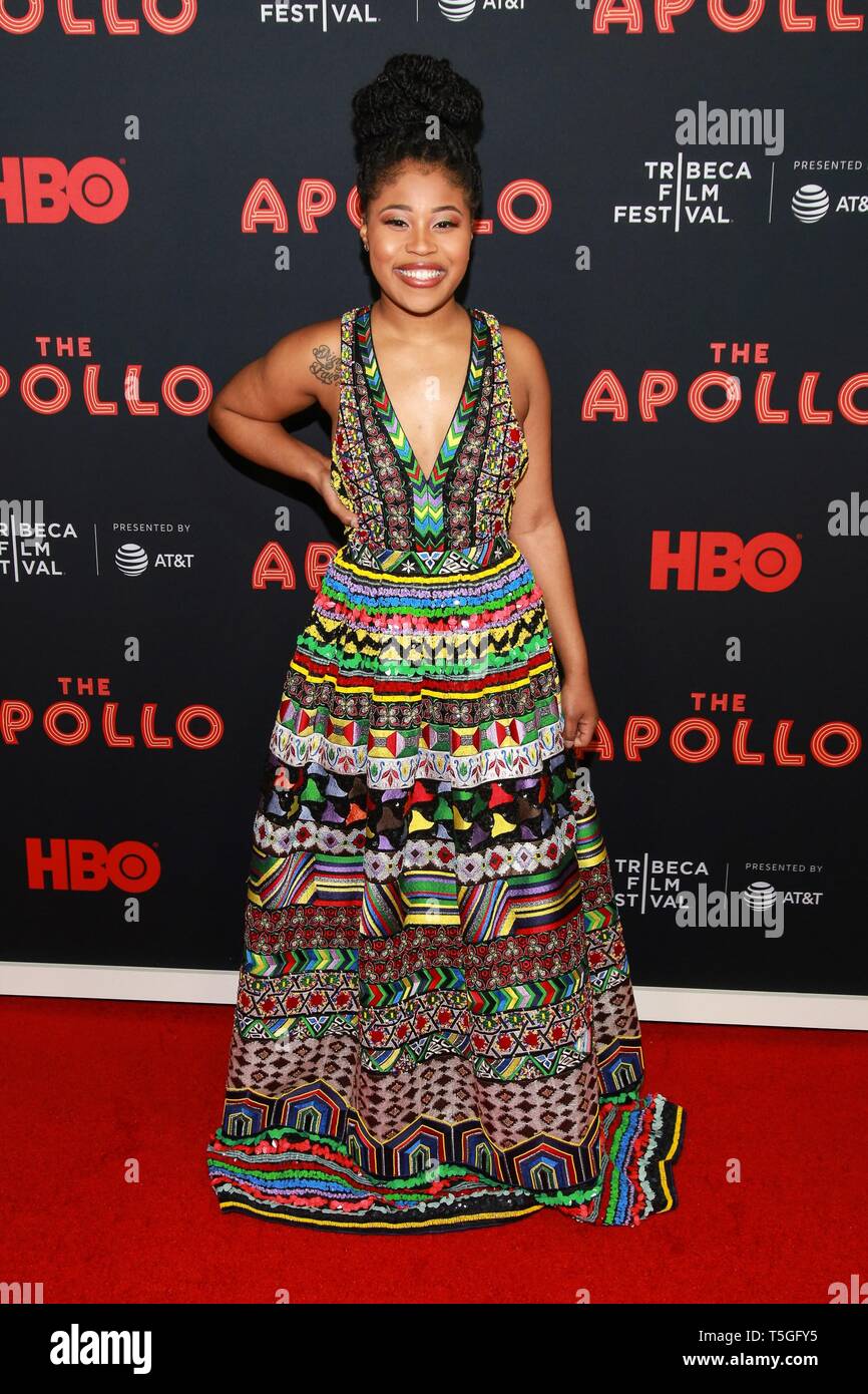 New York, NY, USA. 24th Apr, 2019. Dominique Fishback at arrivals for ...