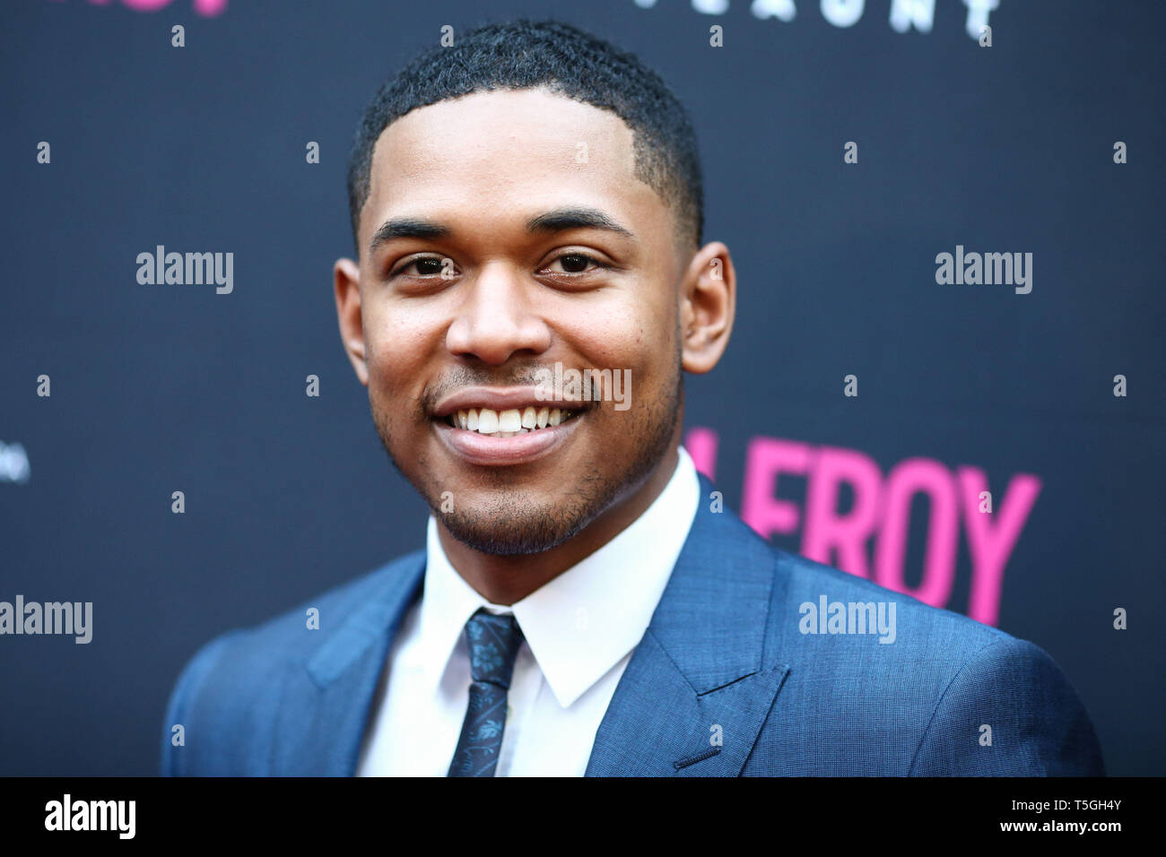 Los Angeles, California, USA. 24th Apr, 2019. Actor Kelvin Harrison Jr ...
